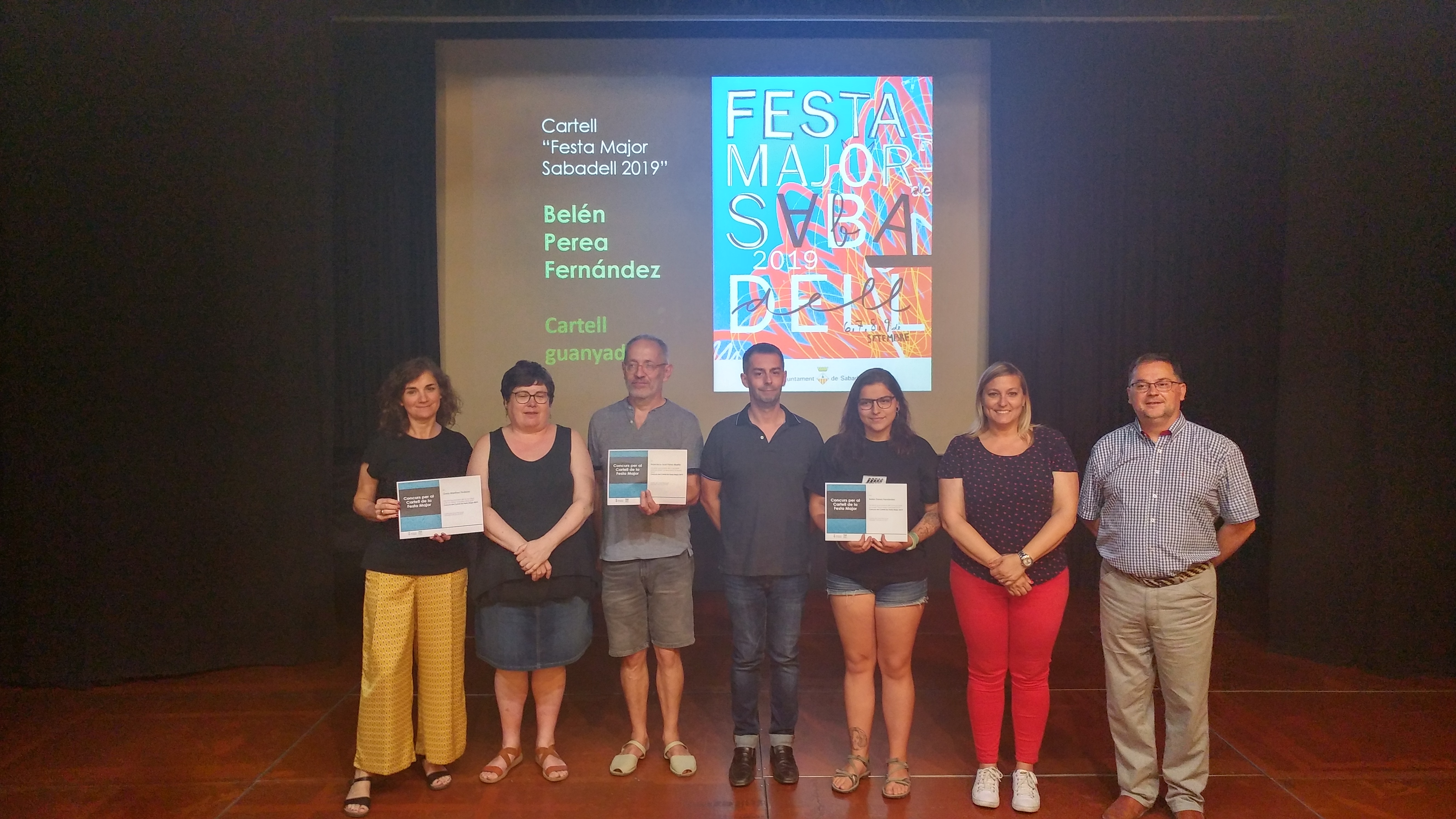 Belén Perea guanya el concurs del cartell de la Festa Major 2019 ...