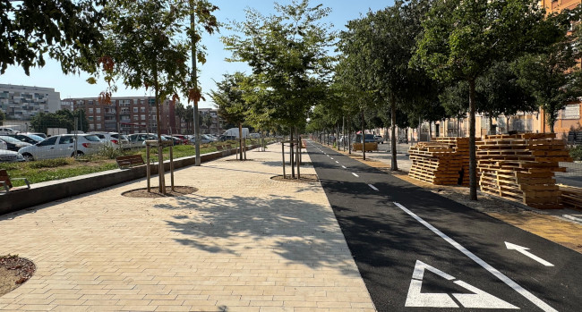Acaben les obres de la Via Alexandra de Sabadell